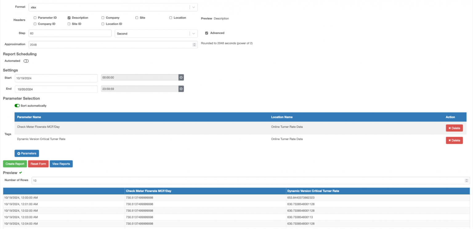 Performing Automated Critical Turner Rate Calculations with OnPing – OnPing Automation Platform